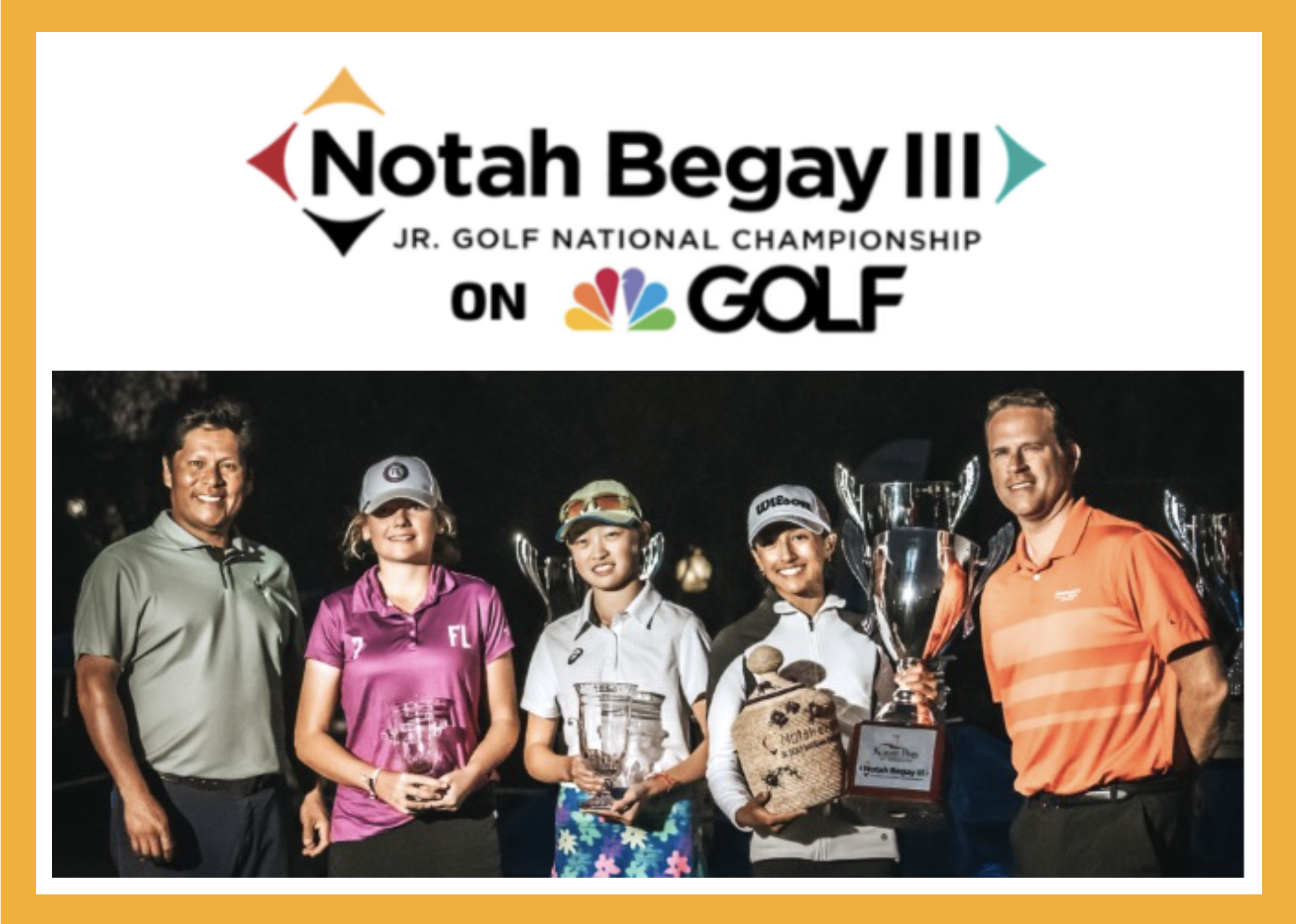 Volunteer for the Notah Begay III Junior Golf Tournament - First Tee ...