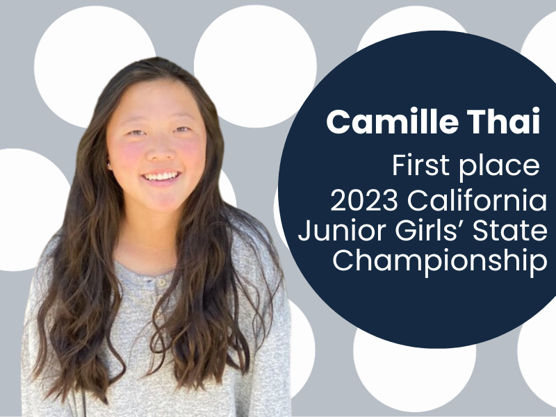 Camille Thai took first place at the 2023 California Junior Girls ...